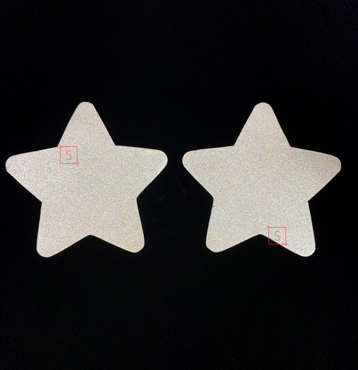Reflective Star Pasties by Stinnys